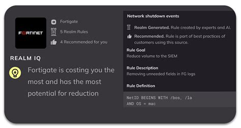 Ai Powered Filtering Rules Intelligent Log Reduction For Security Teams Realm Security
