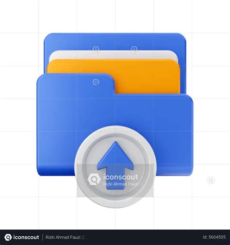 Uploading Folder 3d Icon Free Download Files And Folders 3d Icons Iconscout