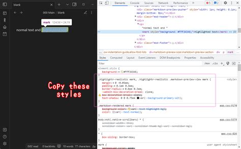 Remove Mark Style Text From Outline Custom Css And Theme Design Obsidian Forum