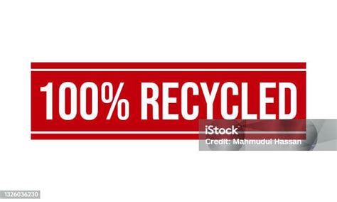 100 재활용 고무 스탬프 100 재활용 그런지 스탬프 씰 벡터 일러스트레이션 0명에 대한 스톡 벡터 아트 및 기타 이미지