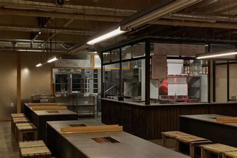 빈티지 인더스트리얼 컨셉 90평 고깃집 인테리어 송파구 방이동