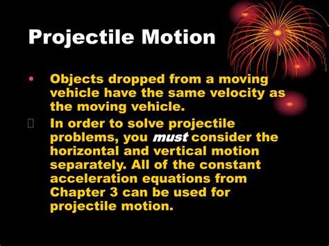 PPT Projectile Motion PowerPoint Presentation Free Download ID