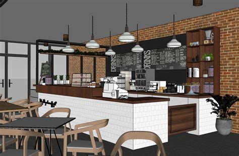 모던 커피숍 카페