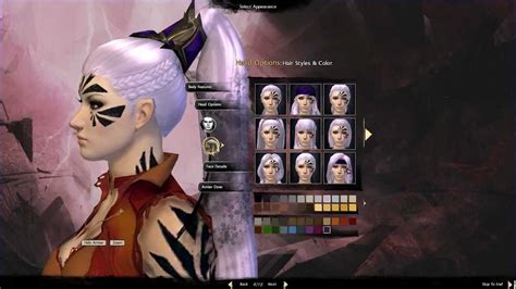 Guild Wars 2 Character Creation Elementalist Class Female Norn