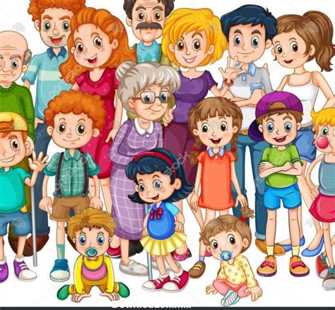 عکس کارتونی خانواده