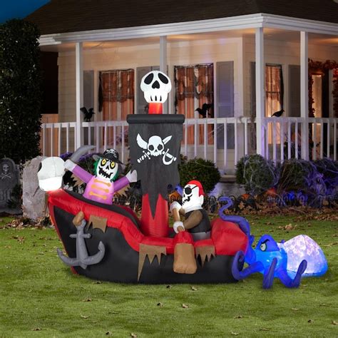 Gemmy Lighted Pirate Ship At