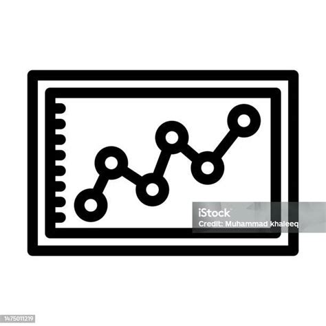 꺾은선형 차트 벡터 굵은 선 아이콘 개인 및 상업적 사용 0명에 대한 스톡 벡터 아트 및 기타 이미지 0명 그래프 데이터