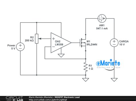 MOSFET Electronic Load CircuitLab