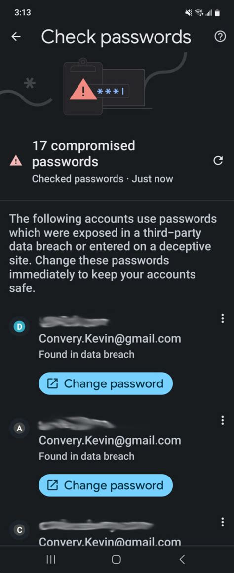 How To Manage Your Saved Passwords In Android Android Authority