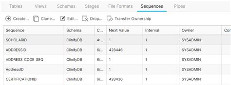 Database Snowflake Sequence Creation Issue Stack Overflow