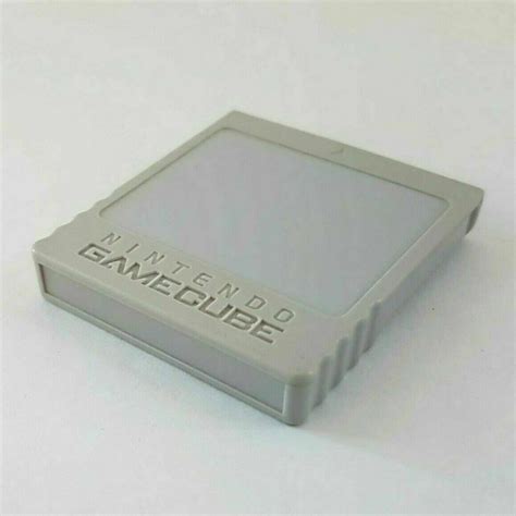 Genuine Nintendo GameCube Memory Card Gray Starboard Games