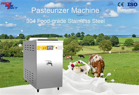 Small Scale Touch Screen Milk Pasteurizer Pasteurization Machine For