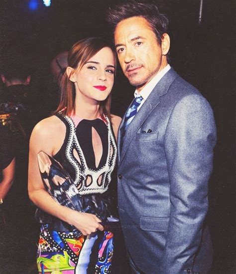 Emma Watson And Robert Downey Jr