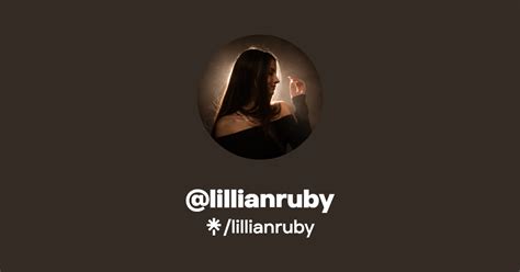 Lillianruby Instagram Tiktok Linktree