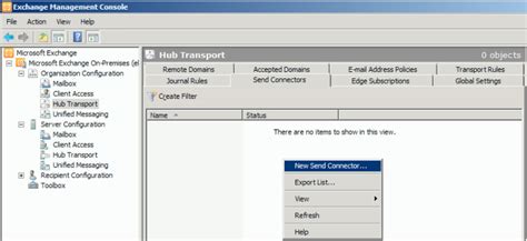 How To Create A Send Connector In Exchange Server 2010 ElMajdal Net