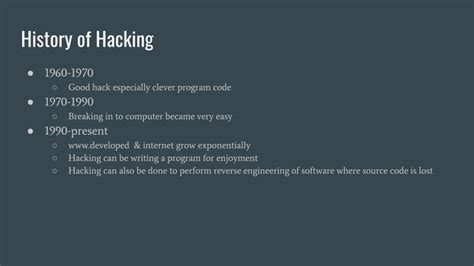 Hacking Its Types And The Art Of Exploitation Pptx Information And Network Security Computing