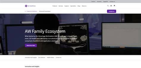 Advanced Visualization Ge Healthcare