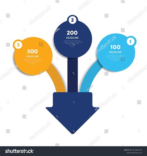 Three Arrows Merging Into One Point Stock Vector Royalty Free