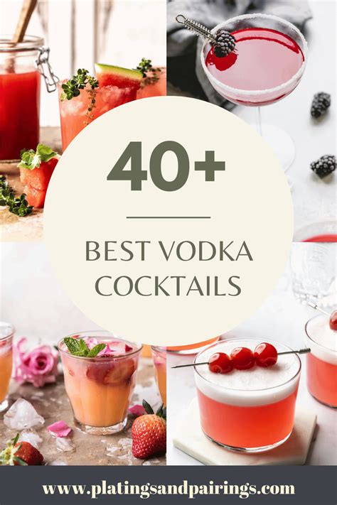 Printable Vodka Cocktail Recipes
