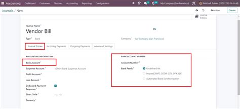 Journals In Odoo 16 Accounting Odoo V16 Enterprise Edition Book