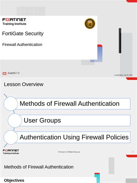 Fortigate Sec 04 Firewall Authentication Pdf Radius Firewall Computing