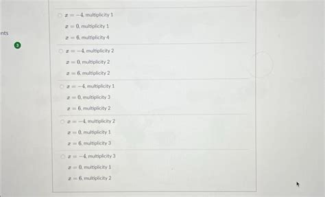 The Graph Of A Degree 6 Polynomial Is Shown Below
