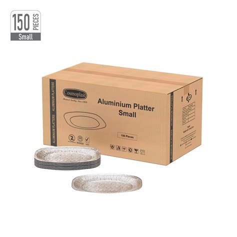 Wholesale Aluminium Platter Small 150 Pcs Carton Cosmoplast Uae