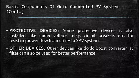 Grid Connected Pv Systems Pptx