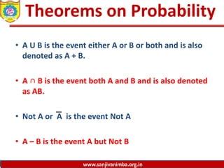 Theorems On Probability PPTX