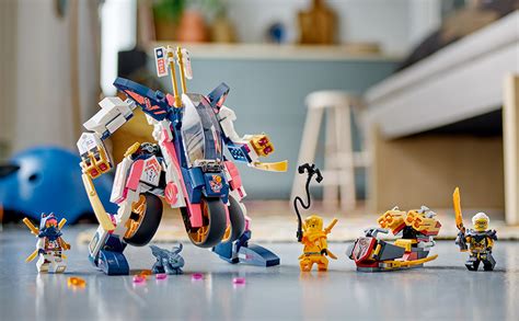 Lego Ninjago Soras Transforming Mech Bike Racer Building