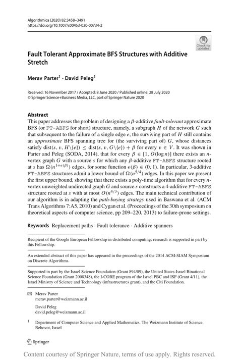 Fault Tolerant Approximate Bfs Structures With Additive Stretch
