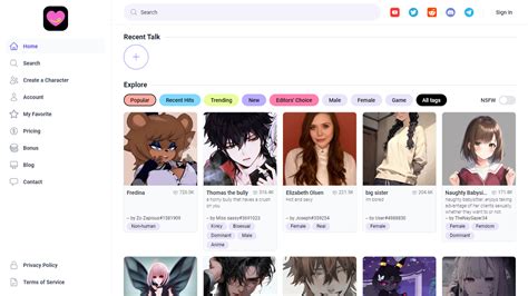 Best 色情聊天机器人 人工智能 工具 在