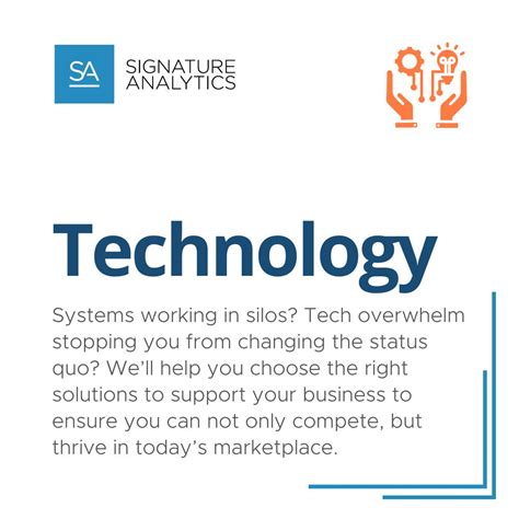 Signature Analytics Technology Insights For Business Signature Analytics Posted On The Topic