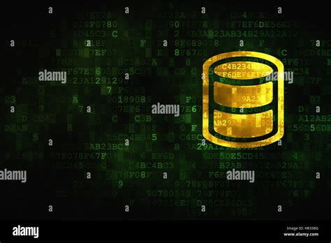 Programming Concept Database On Digital Background Stock Photo Alamy