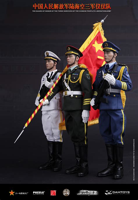 中国人民解放军 陆海空三军仪仗队damtoys 站酷zcool