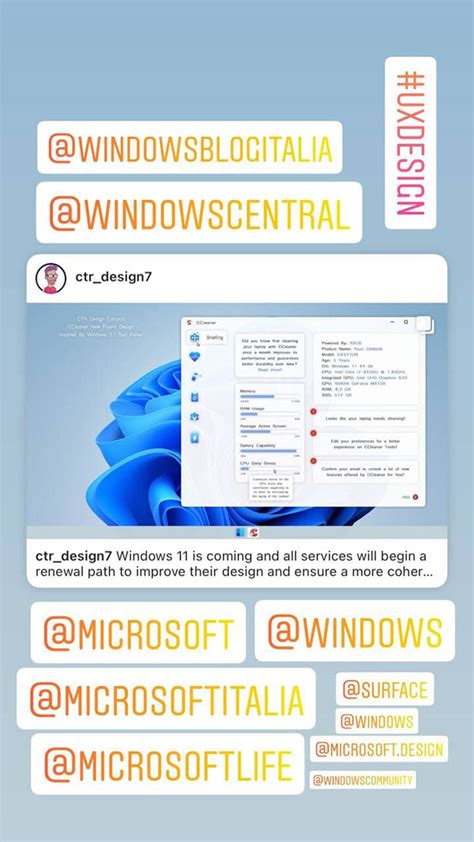 CCleaner For Windows 11 Fluent Design Concept On Behance