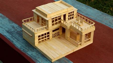 How To Make Modern House With Popsicle Sticks Artofit