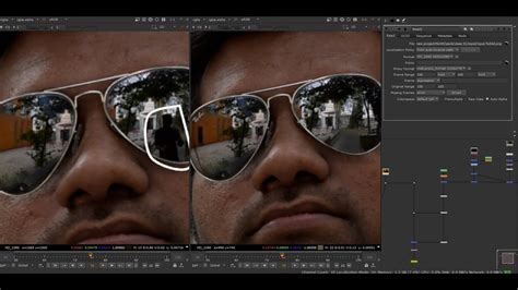Nuke Tutorial How To Remove Reflections From Glasses Clean Plate