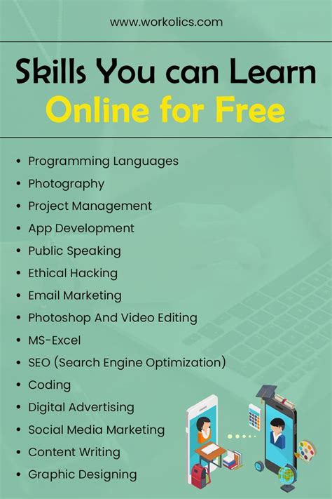 Top Skills To Learn For Free Online Skills To Learn Online Learning Learning Websites