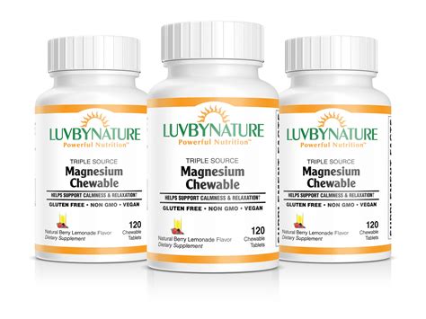 Magnesium Chewables Triple Source