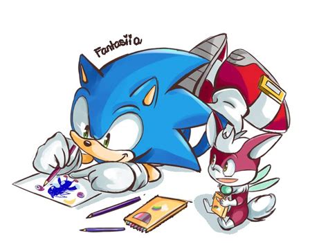 Sonic And Chip Sonic Sonic The Hedgehog Sonic Fan Characters