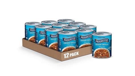 Case Of Progresso Traditional Chicken Tortilla Canned Soup