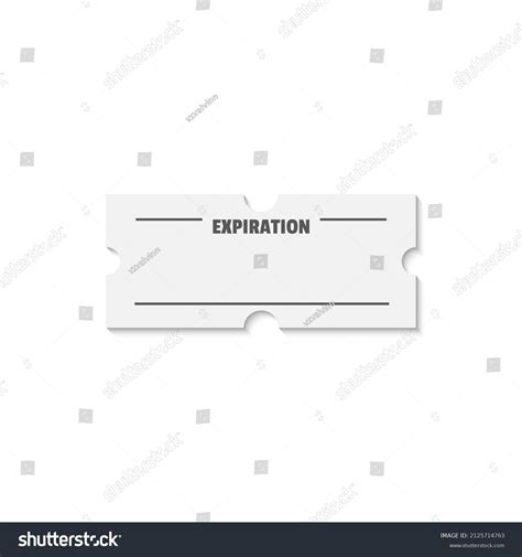 Expiration Date Product Label Signs Symbol Stock Vector Royalty Free 2125714763 Shutterstock
