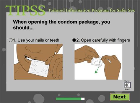 Correct Condom Use Activity Question Screen Download Scientific Diagram