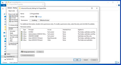c programdata files editing using administrator profile microsoft qanda