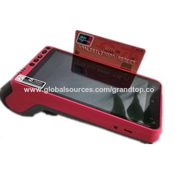 Handheld Smart POS System Terminal With GPS Wifi Bluetooth Supporting NFC MCR IC Credit Card