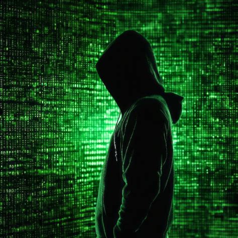 Premium Ai Image Hacker Background Data Thief Internet Attack Darknet Fraud Dangerous Viruses