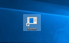 How To Create Shutdown Restart Shortcut On Windows Desktop