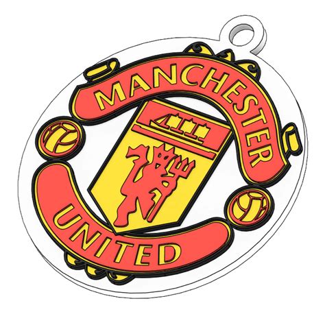 Stl File Man U Manchester United Fc 3d Logo By Ok Color Printable 👨 ・3d Print Design To