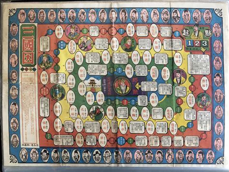 台灣早期 三國因 遊戲紙 老桌遊 懷舊 大富翁 三國誌 三國演義 露天市集 全台最大的網路購物市集